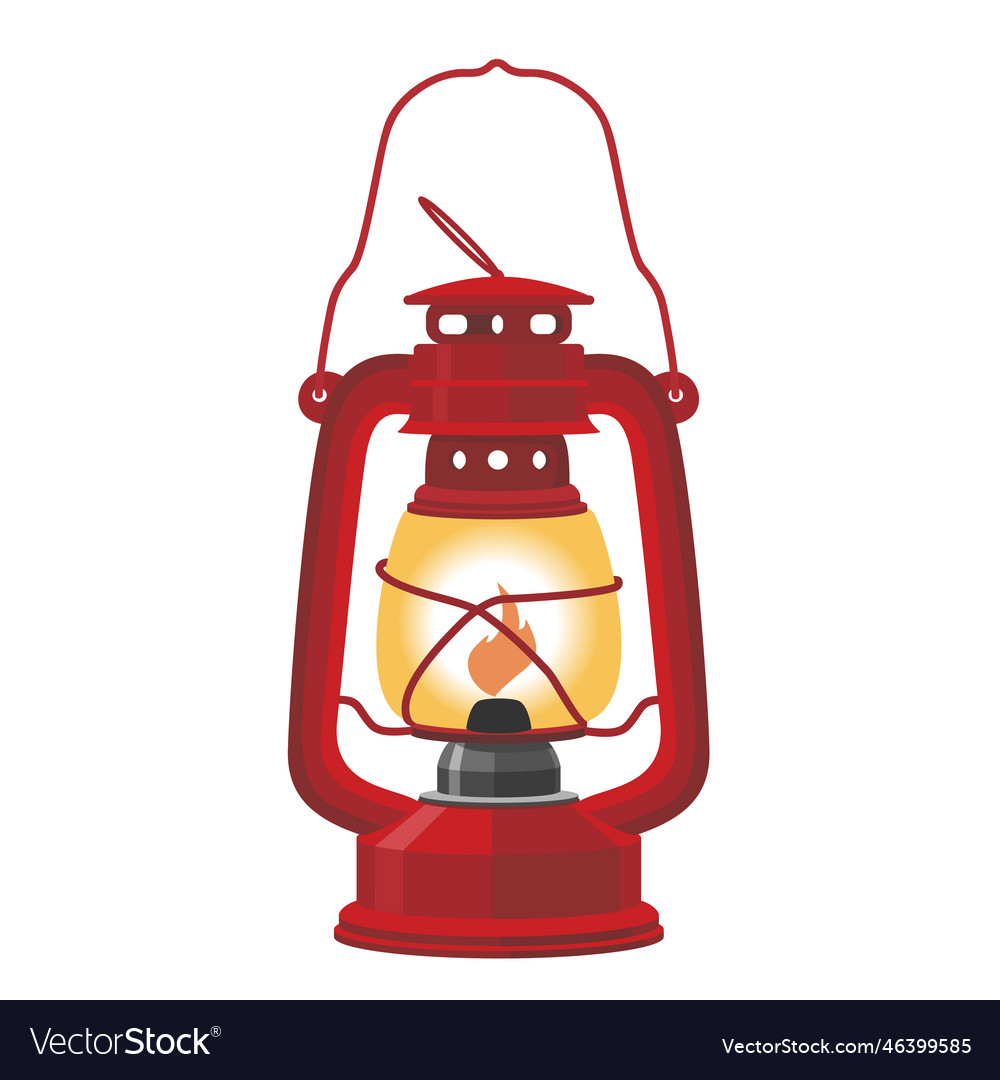 Lantern lamp Royalty Free Vector Image - VectorStock