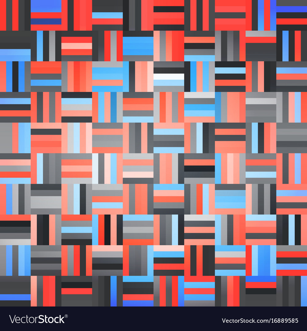 Pixel pattern with stripes Royalty Free Vector Image