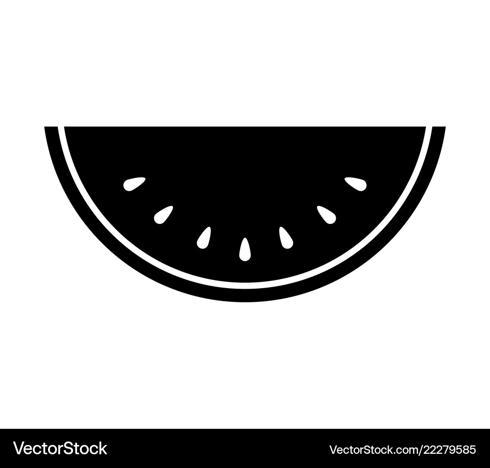 Watermelon icon Royalty Free Vector Image - VectorStock