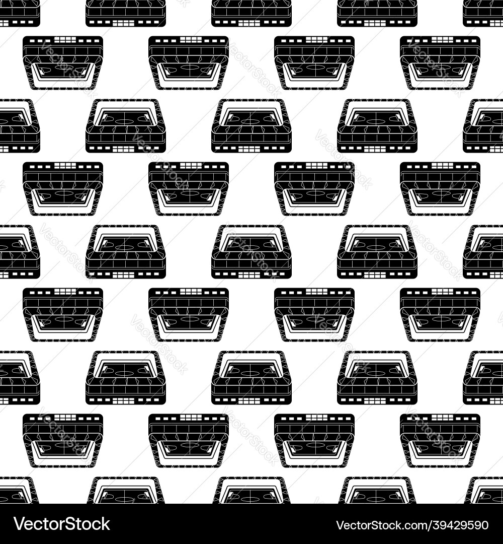 Football arena pattern seamless Royalty Free Vector Image