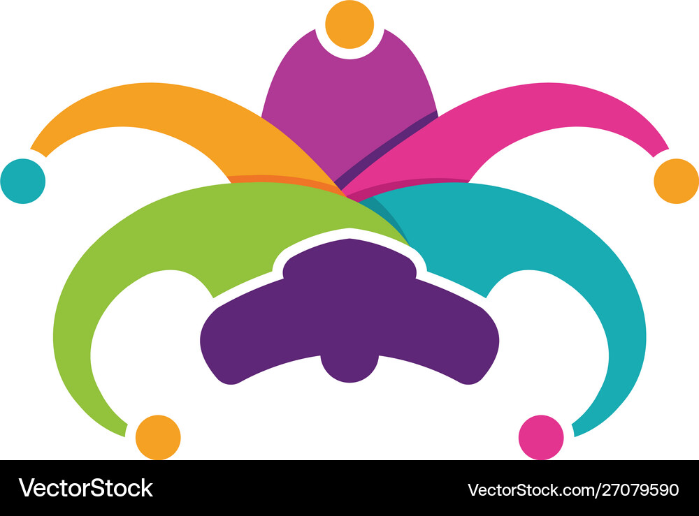 Harlequin Costume Elements Royalty Free Vector Image