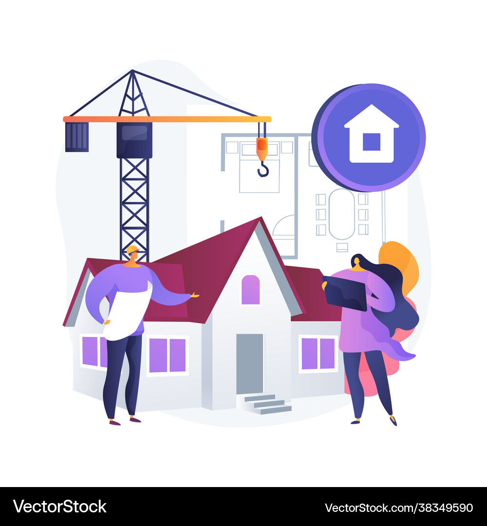 Real estate development abstract concept Vector Image