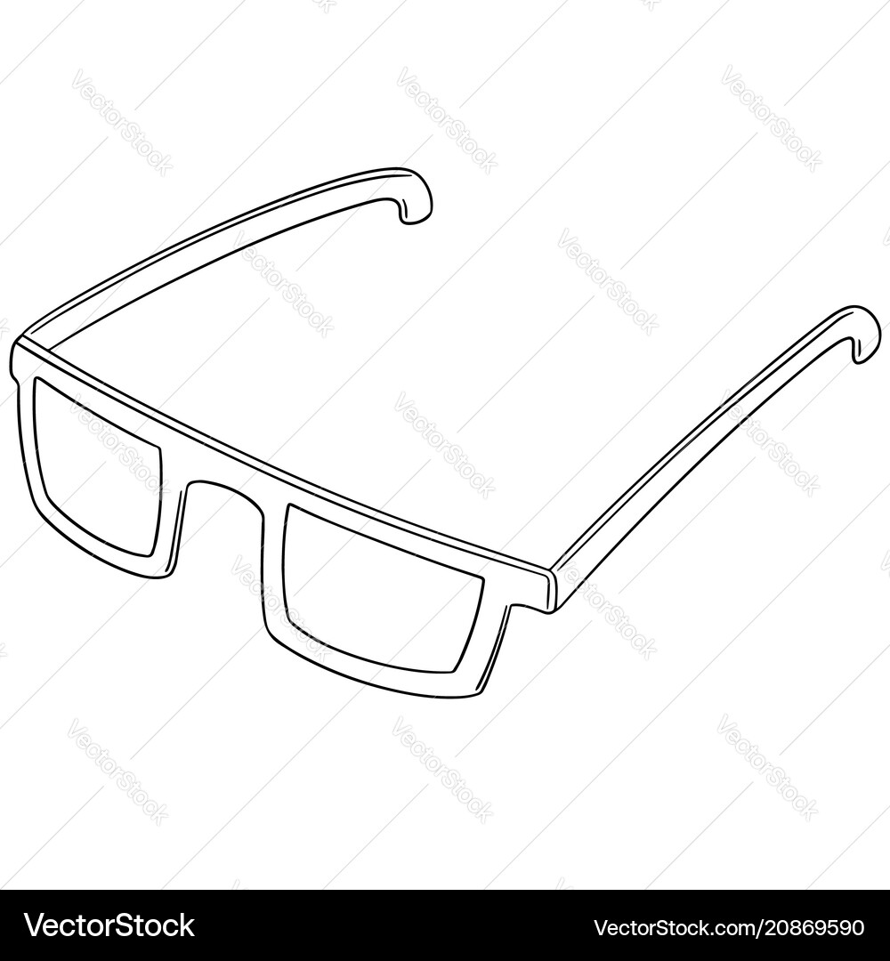 Set of eyeglasses Royalty Free Vector Image - VectorStock