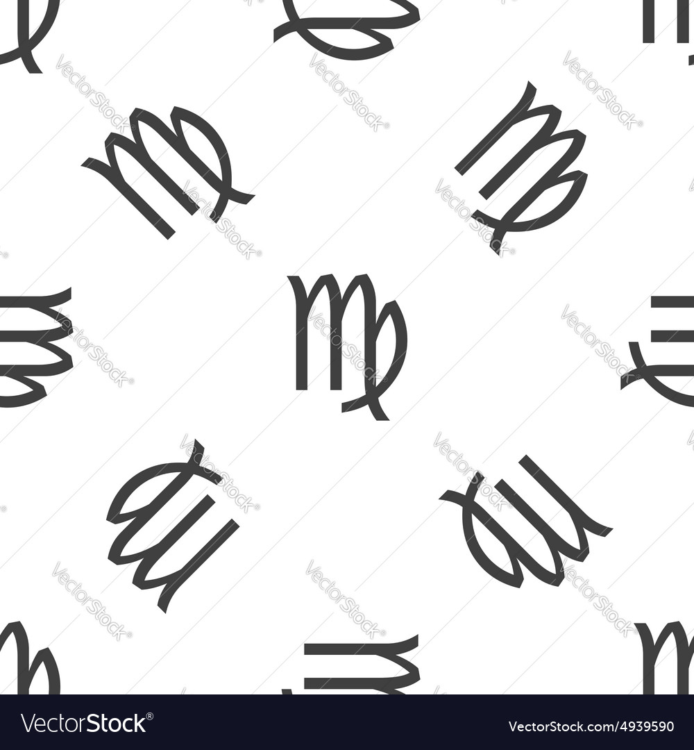 Virgo pattern Royalty Free Vector Image - VectorStock