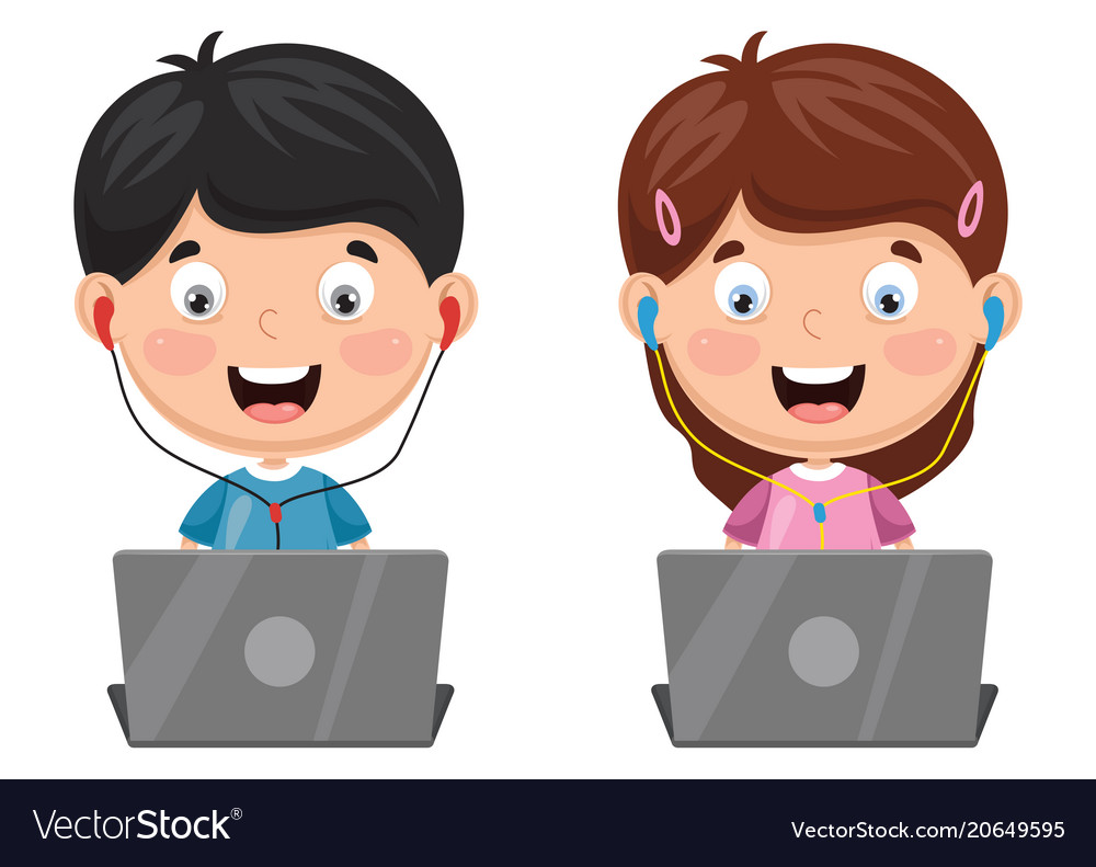 Kids technology Royalty Free Vector Image - VectorStock Kids technology Royalty Free Vector Image - VectorStock