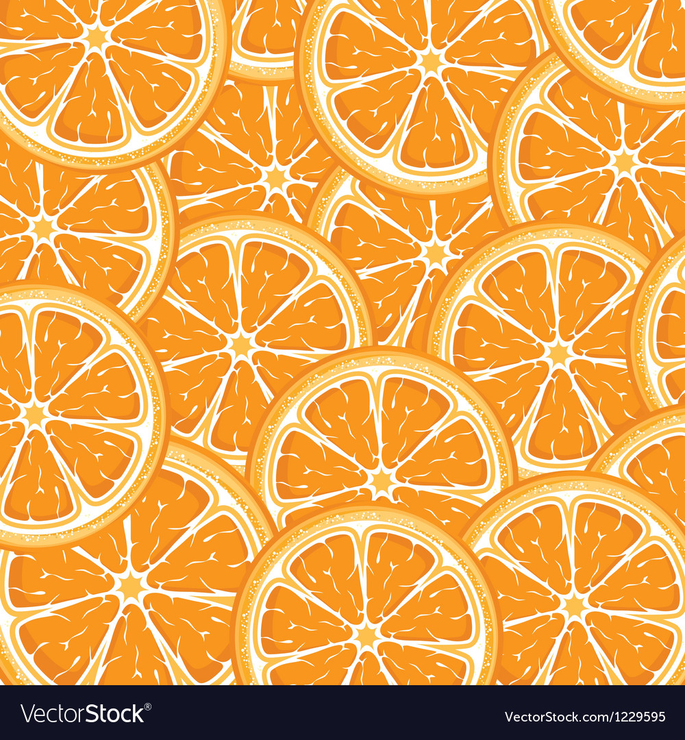 Orange pattern Royalty Free Vector Image - VectorStock