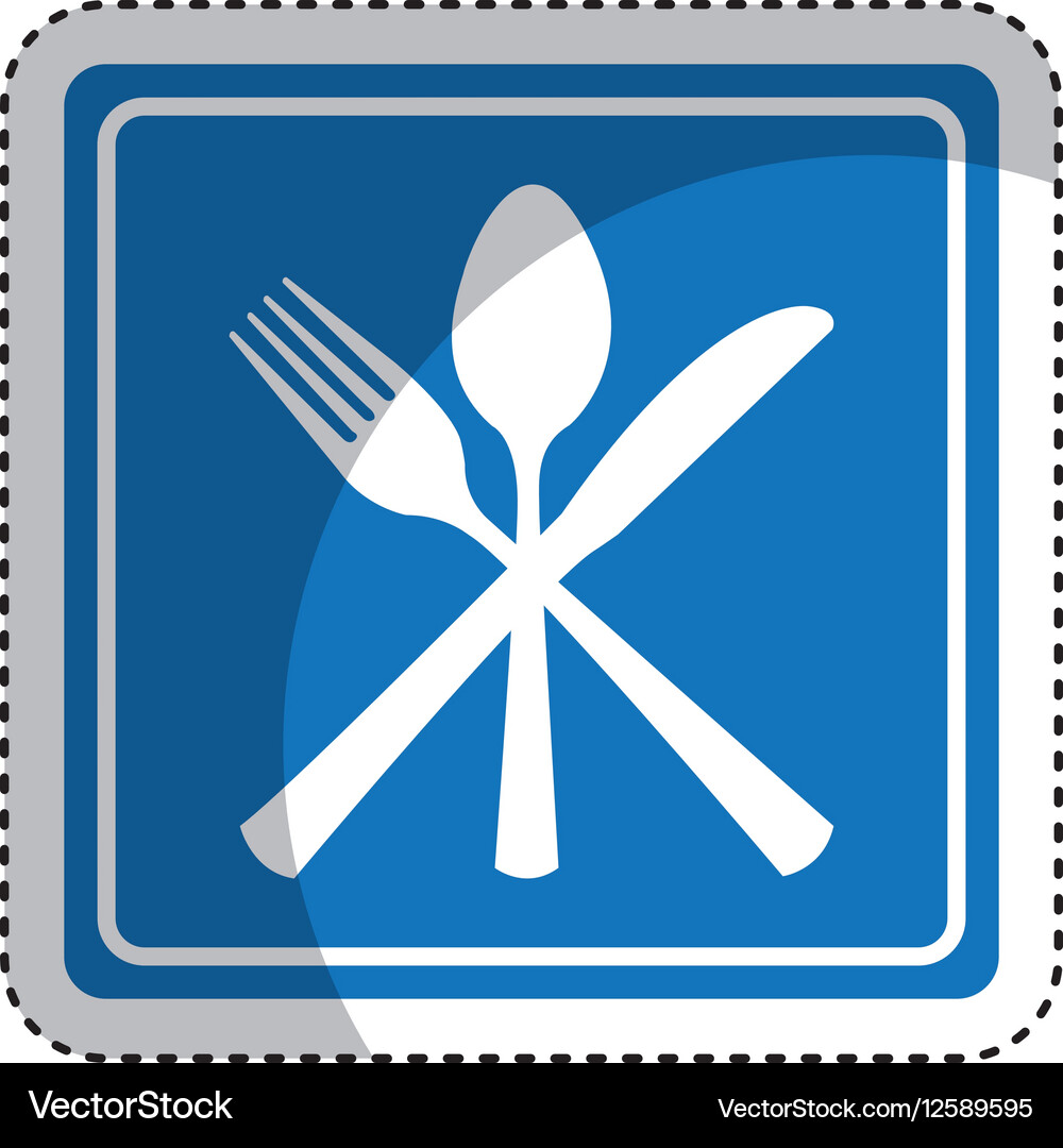 Restaurant location traffic signal information Vector Image
