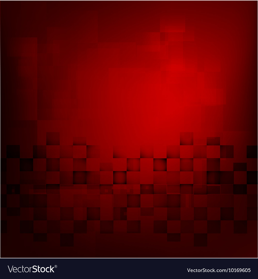 Abstract background red with basic geometry Vector Image