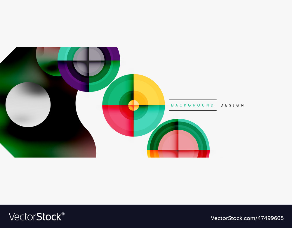 Circle pattern background abstract backgrounds Vector Image