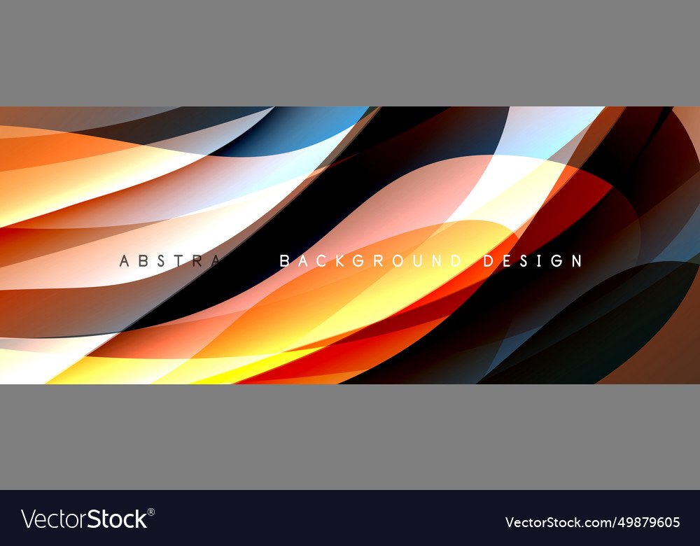 Simple fluid color gradient abstract background Vector Image