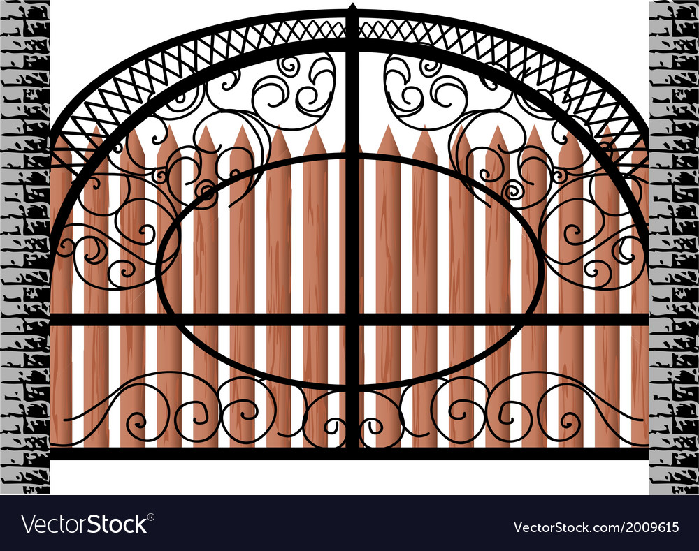 Gate Royalty Free Vector Image - VectorStock