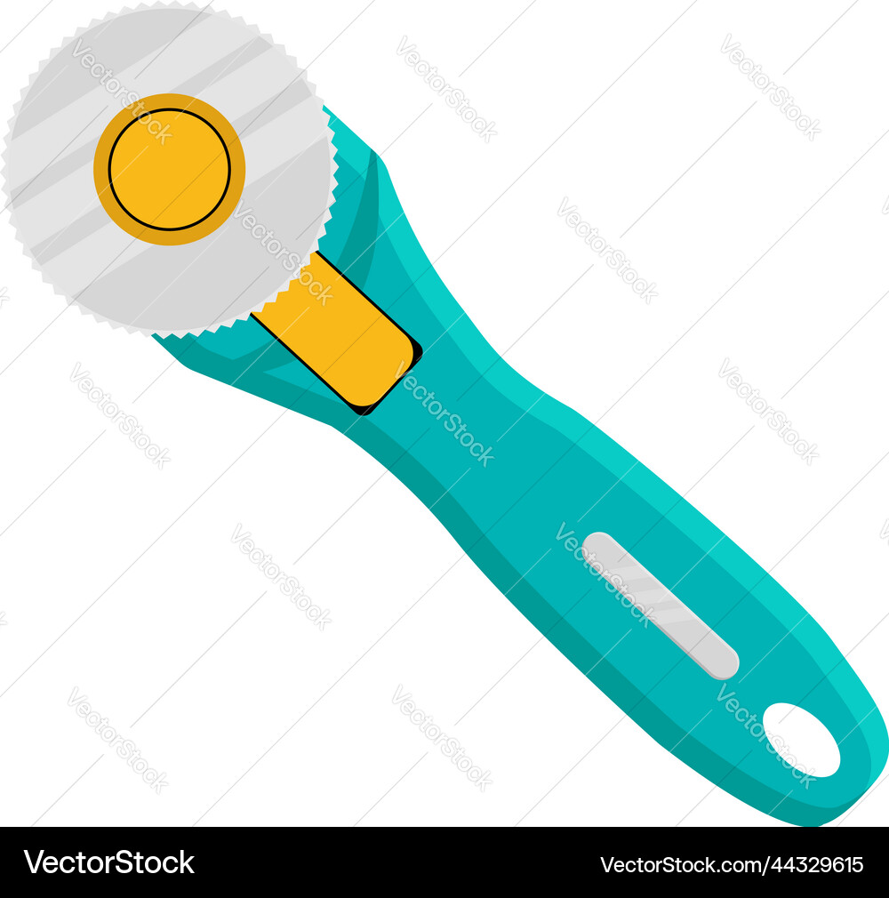 Rotary cutter on a white background Royalty Free Vector