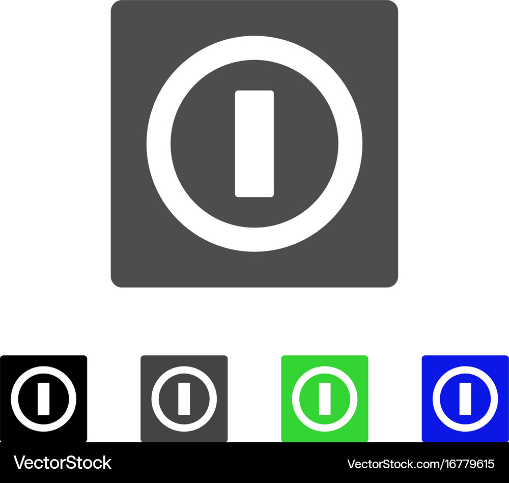Switch flat icon Royalty Free Vector Image - VectorStock