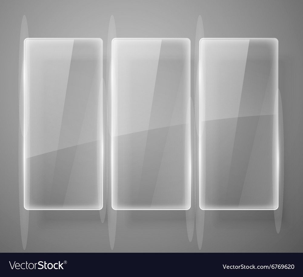 Glass framework Royalty Free Vector Image - VectorStock