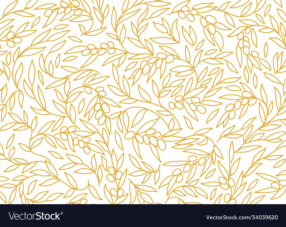 Olive tree pattern olive-tree oil wrapper Vector Image