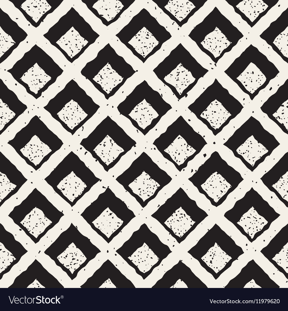 Seamless Hand Painted Line Rhombus Grid Royalty Free Vector Seamless Hand Painted Line Rhombus Grid Royalty Free Vector