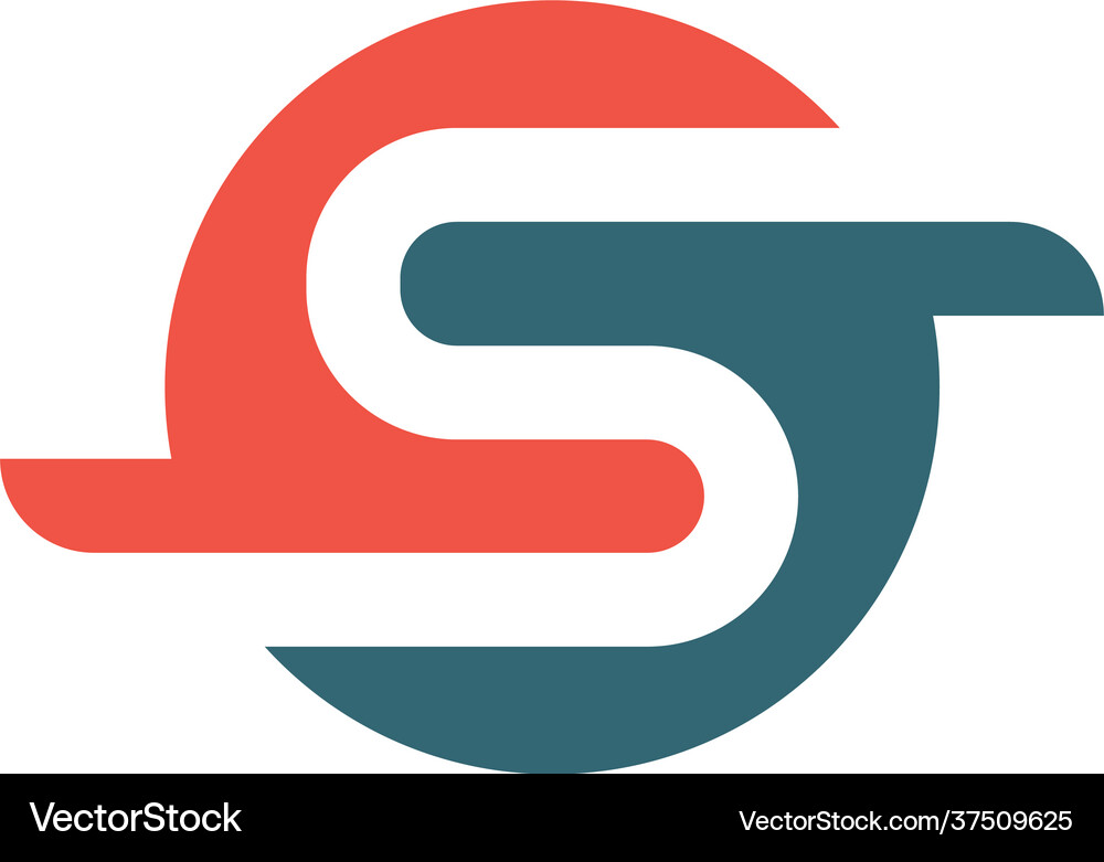 Business corporate s letter design Royalty Free Vector Image