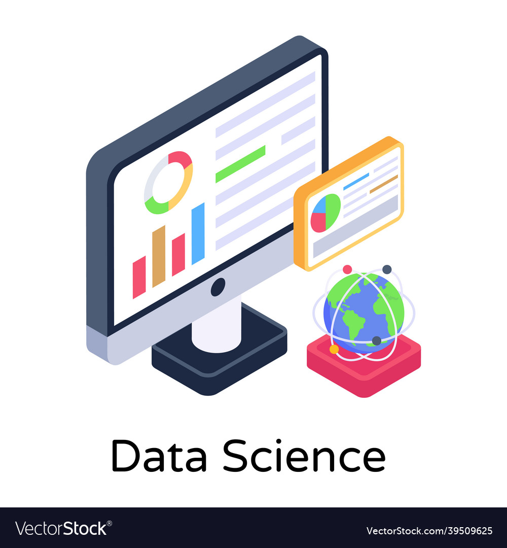 Data science Royalty Free Vector Image - VectorStock
