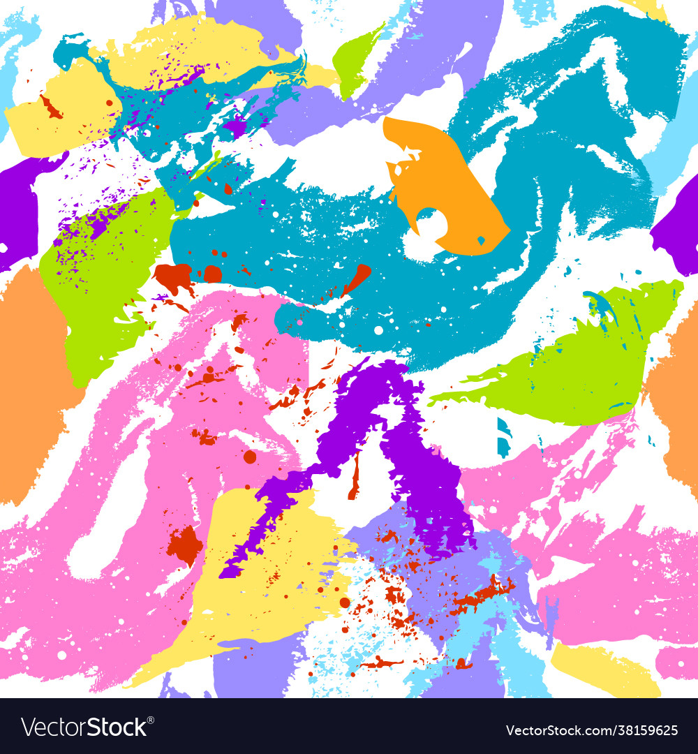 Multicolor abstract seamless pattern texture Vector Image