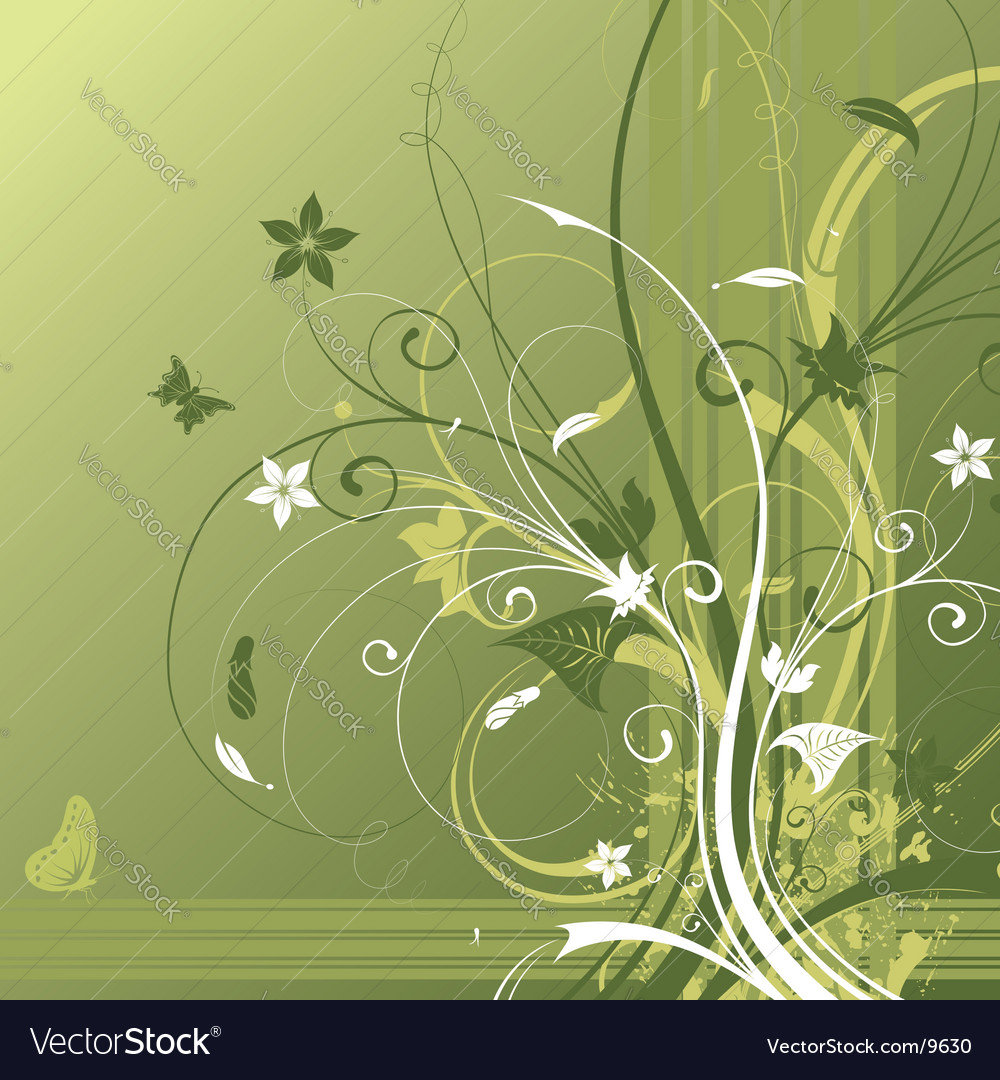 Background flower Royalty Free Vector Image - VectorStock