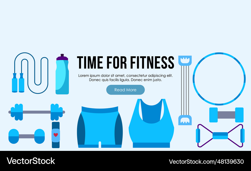 Fitness equipment logo flat concept Royalty Free Vector