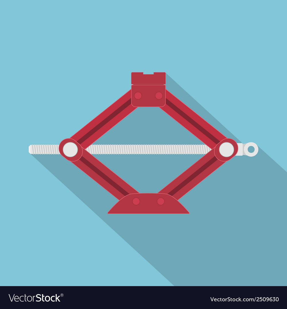 Flat jack Royalty Free Vector Image - VectorStock
