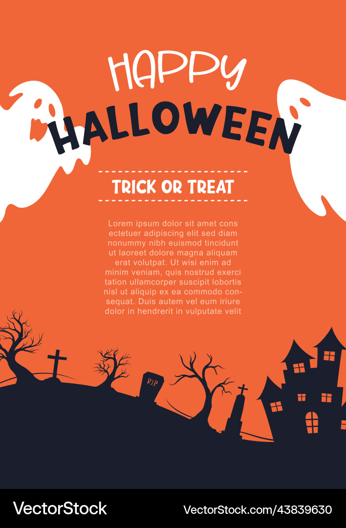Halloween greeting cards background Royalty Free Vector