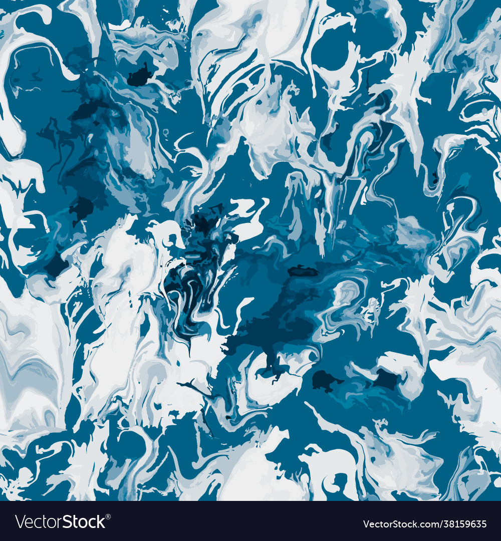 Blue abstract seamless pattern texture with spots Vector Image