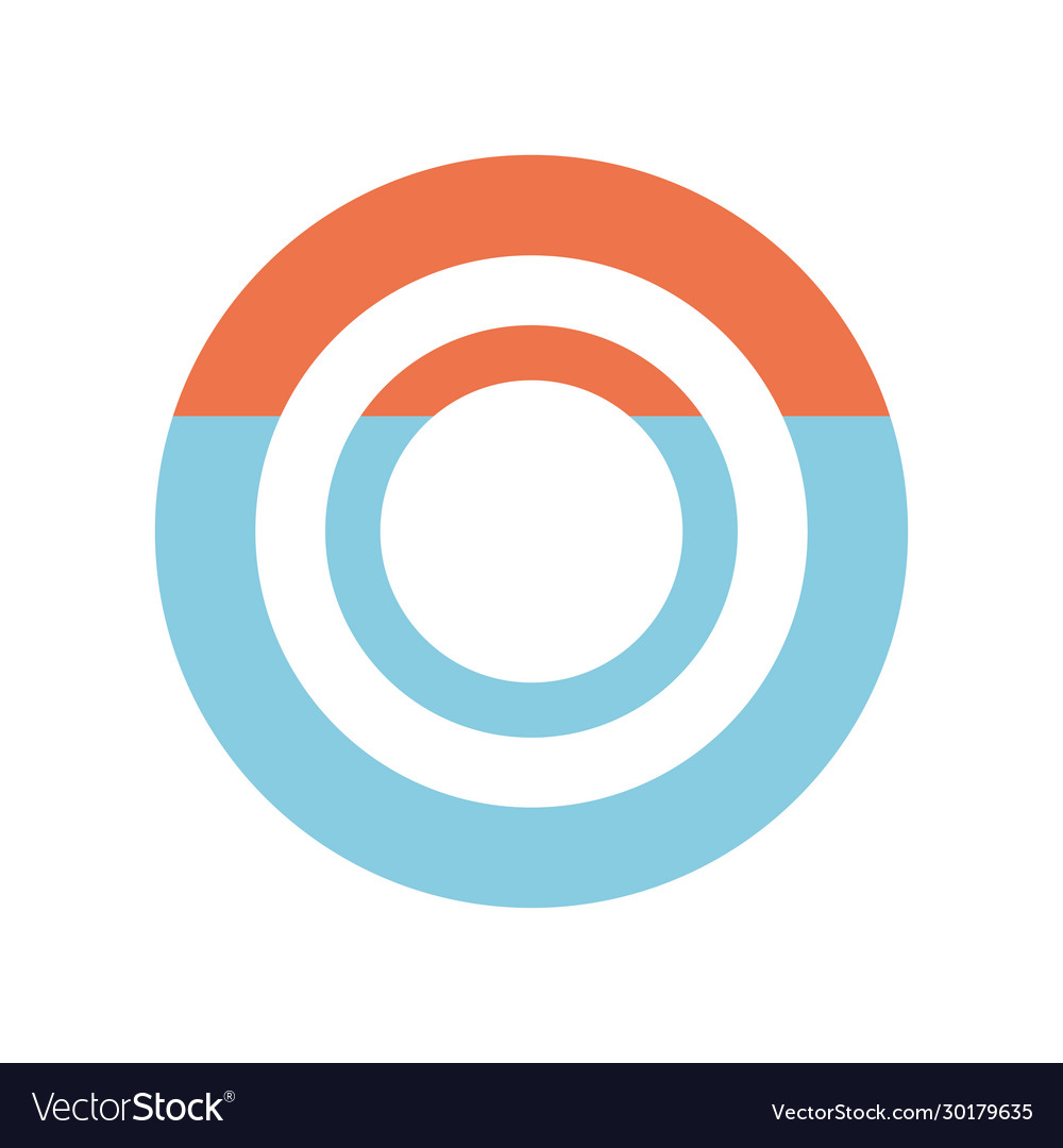Lines loading circle flat style icon design Vector Image