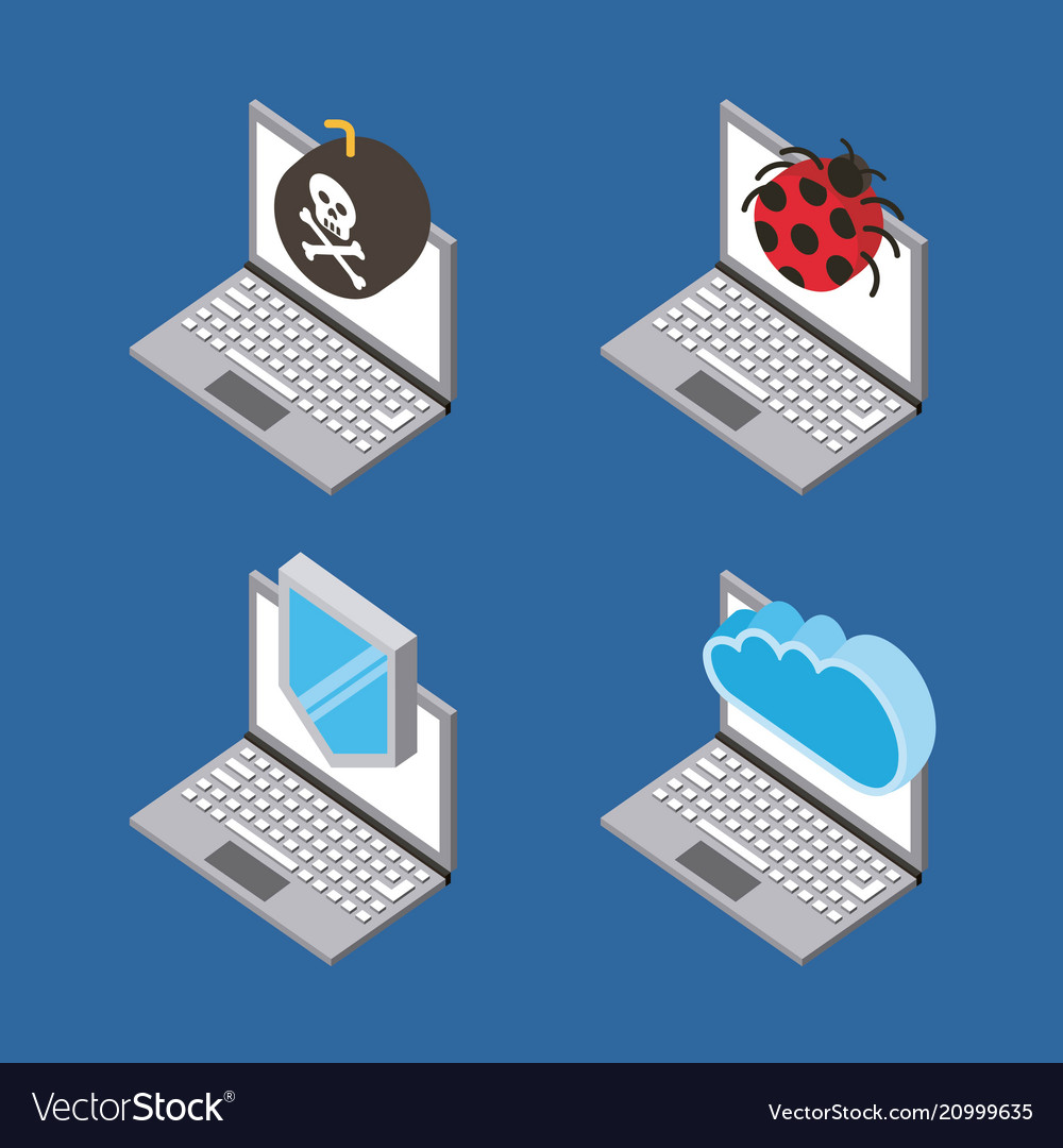 People cloud computing storage Royalty Free Vector Image