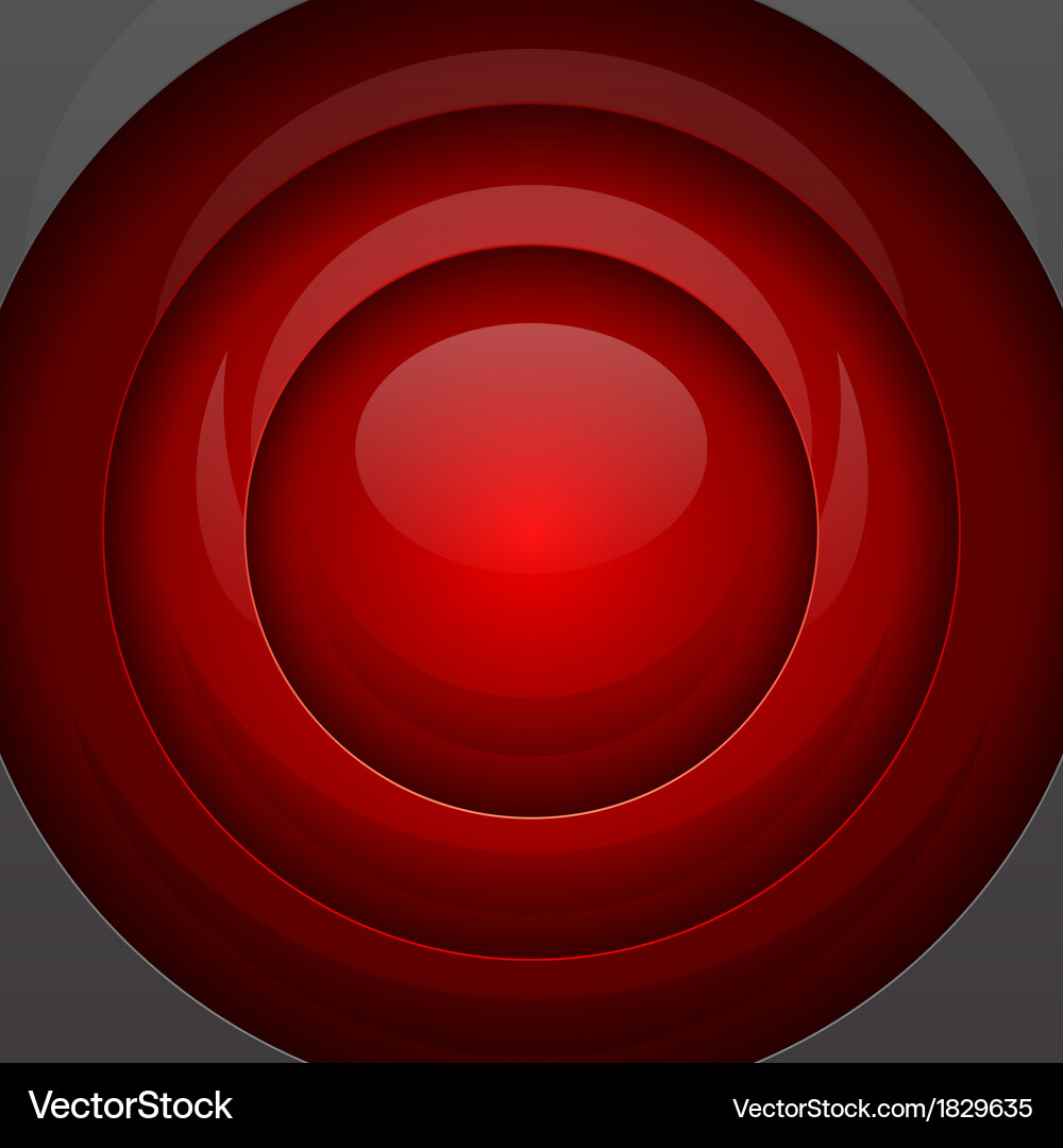 Red metal round shapes Royalty Free Vector Image