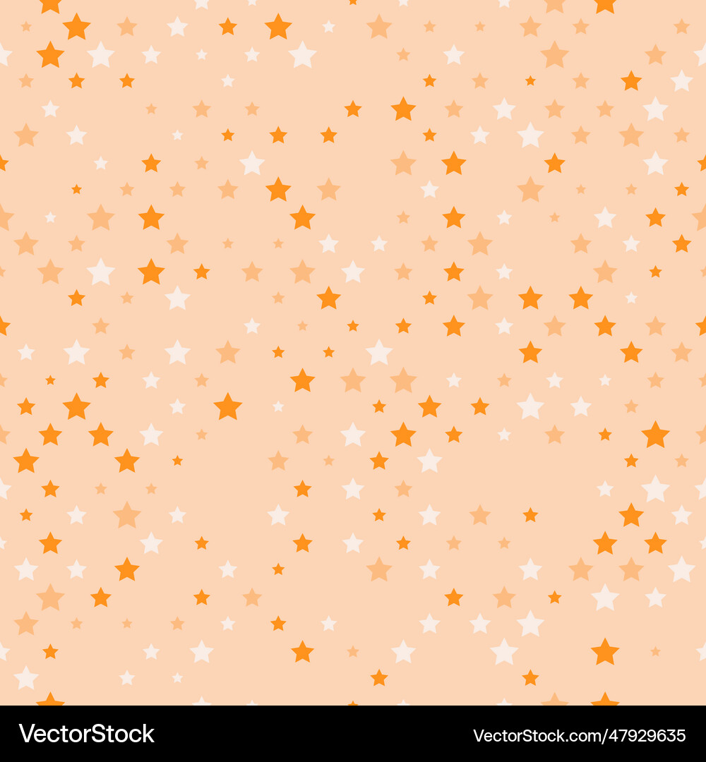 Seamless star pattern background with stars Vector Image