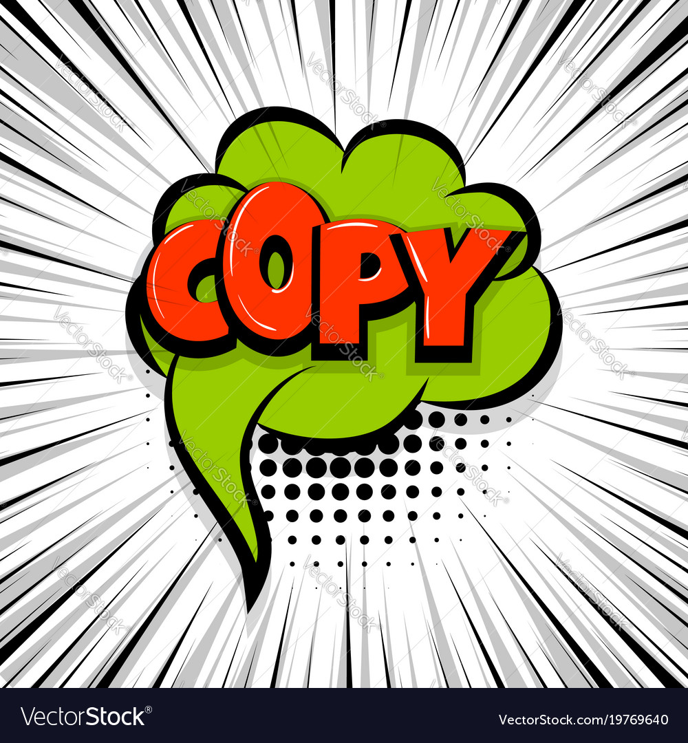 Copy comic text stripperd backdrop Royalty Free Vector Image