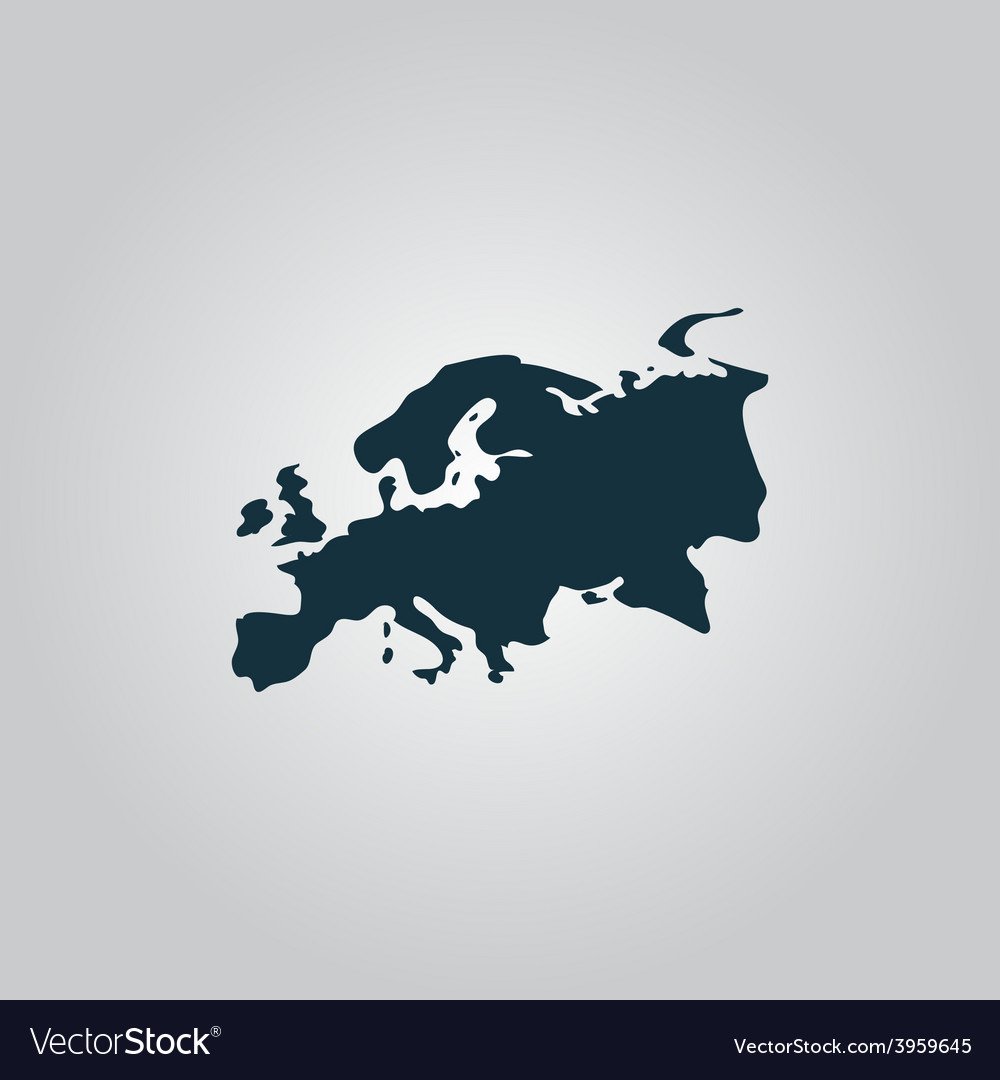 Eurasia map Royalty Free Vector Image - VectorStock