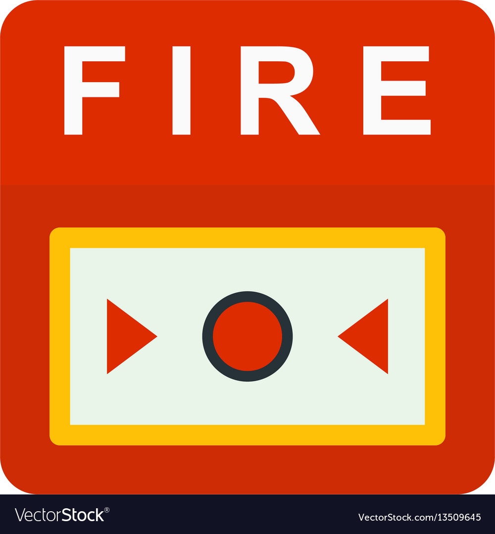 Fire alarm Royalty Free Vector Image - VectorStock