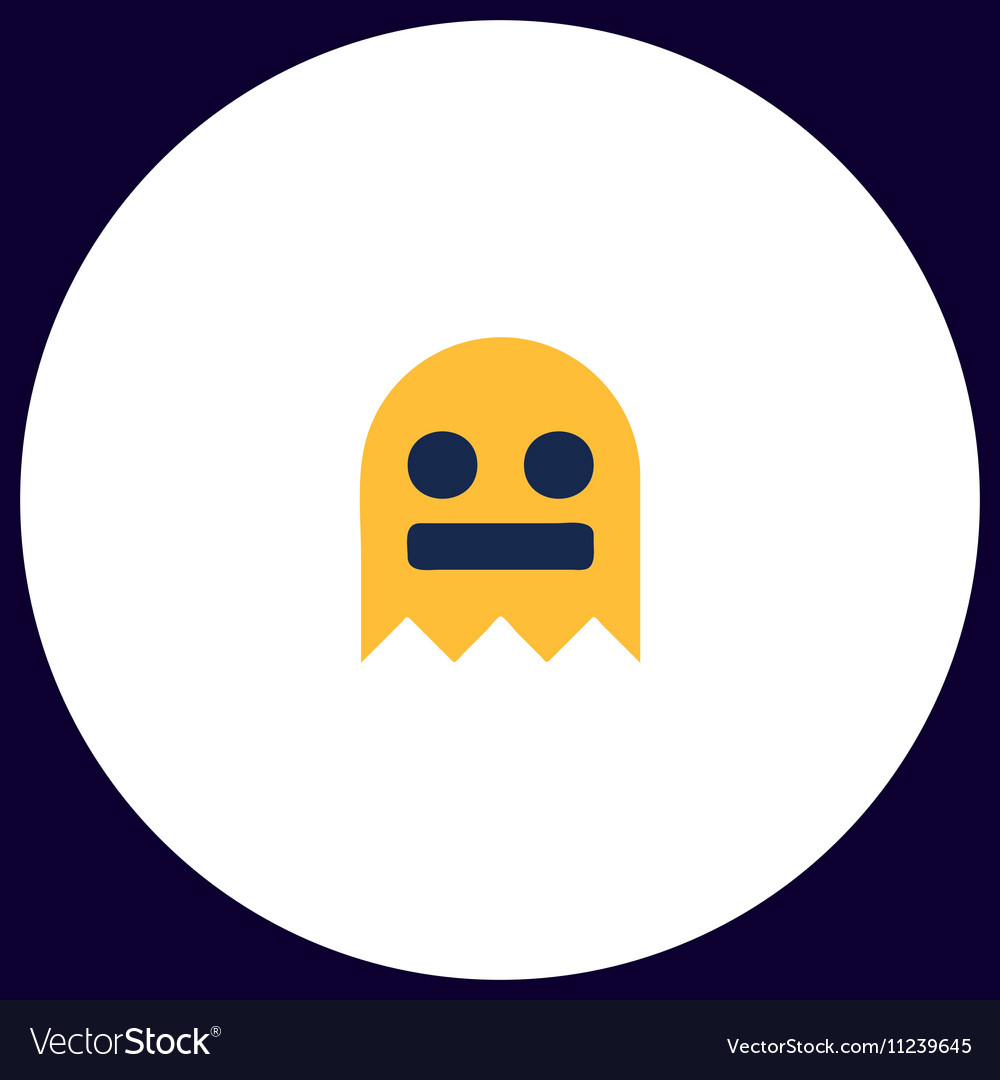 Ghost computer symbol Royalty Free Vector Image