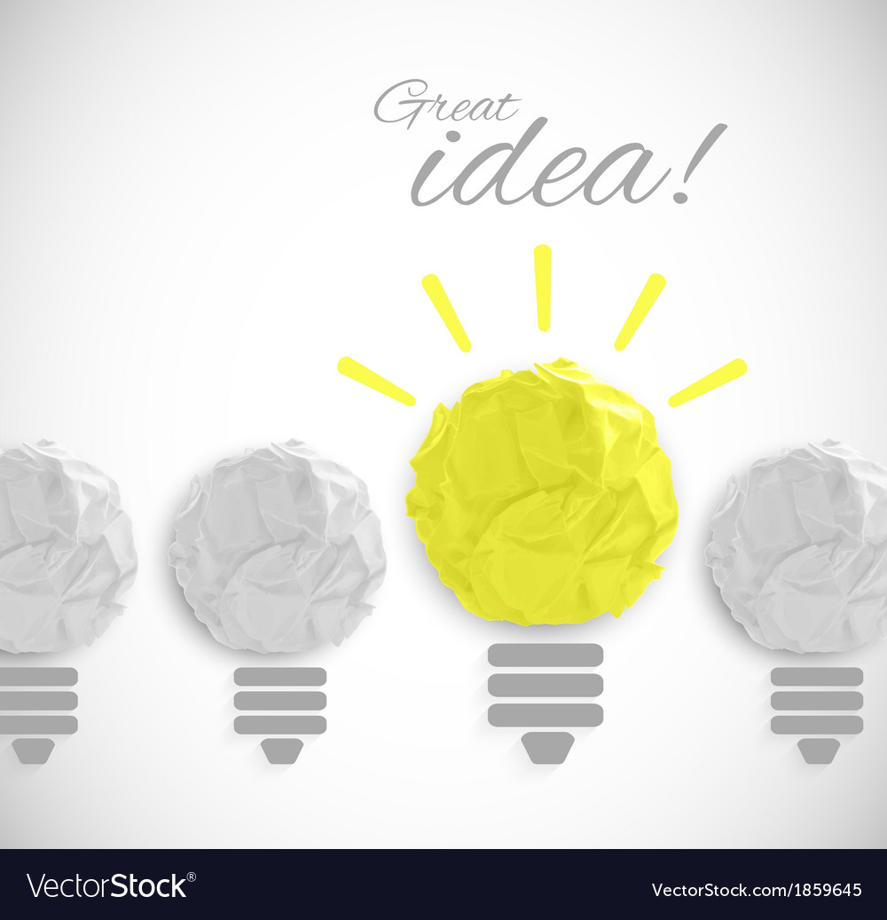 Idea concept Royalty Free Vector Image - VectorStock