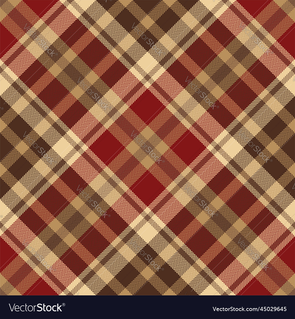 Plaid pattern check fabric texture seamless Vector Image