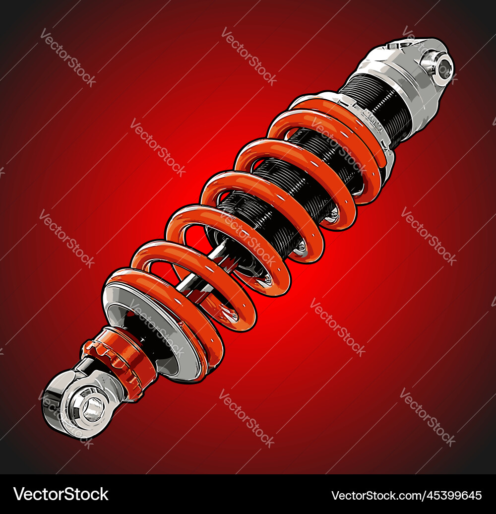 Shockbreaker racing motorcycle template Royalty Free Vector