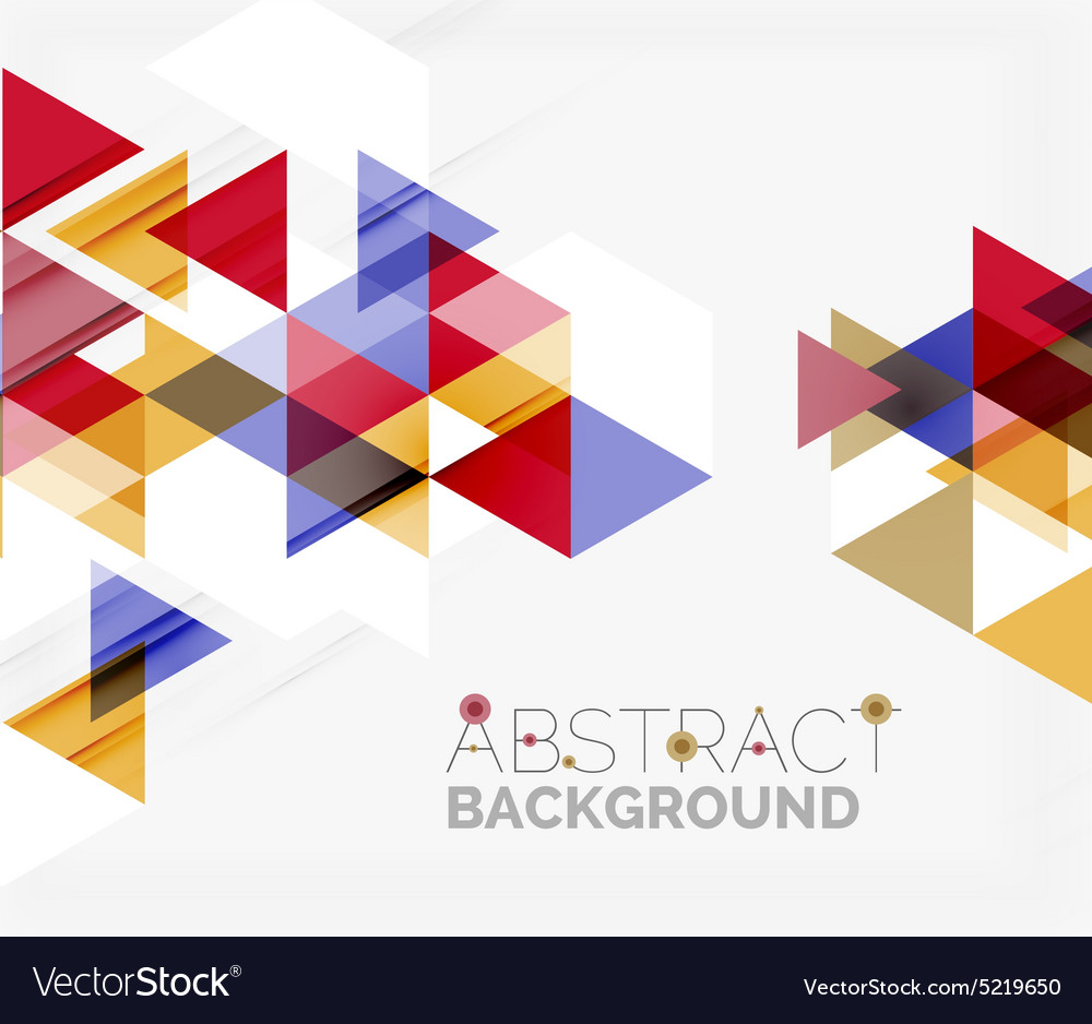 Abstract geometric background modern overlapping Vector Image
