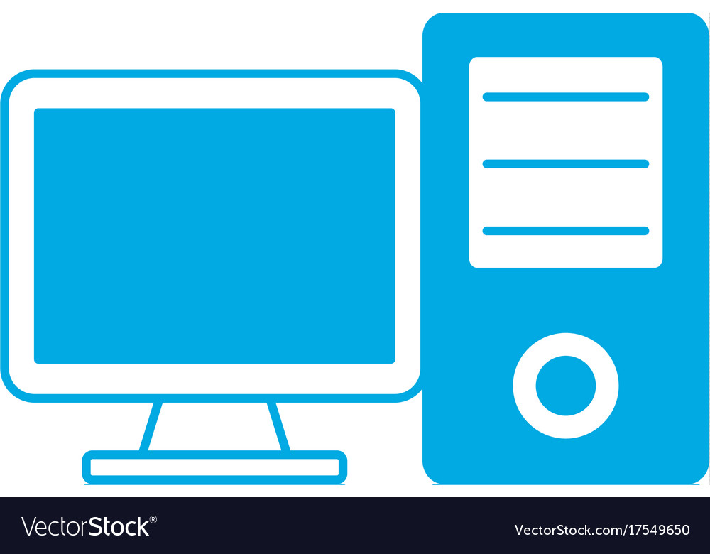 Computer icon image Royalty Free Vector Image - VectorStock