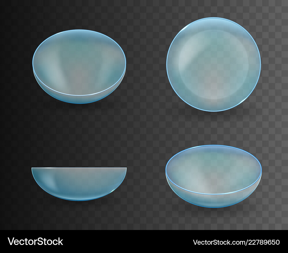 Creative of realistic glass Royalty Free Vector Image