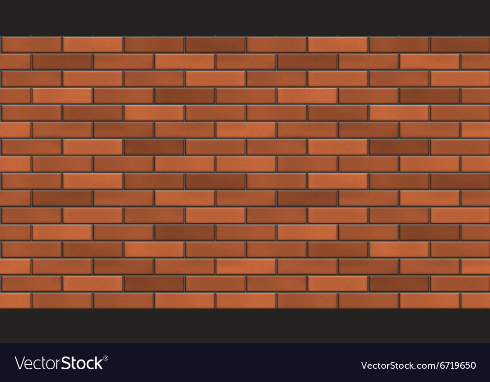 Seamless brick wall Royalty Free Vector Image - VectorStock