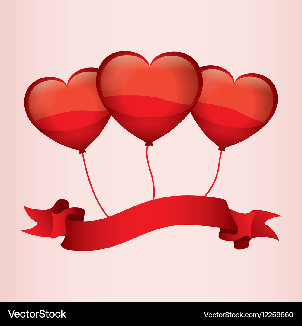 Cartoon heart love image Royalty Free Vector Image