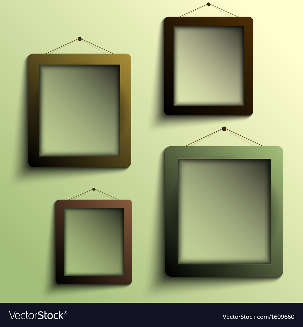 Frames set Royalty Free Vector Image - VectorStock