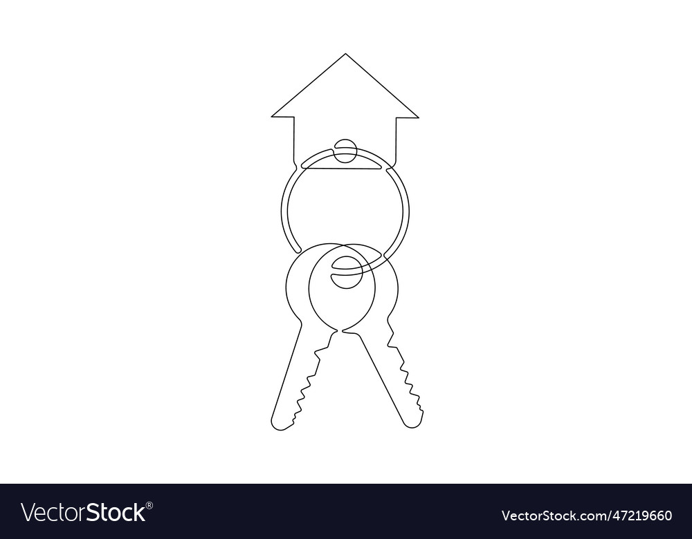 House keys bunch of keys keys with keychain Vector Image House keys bunch of keys keys with keychain Vector Image