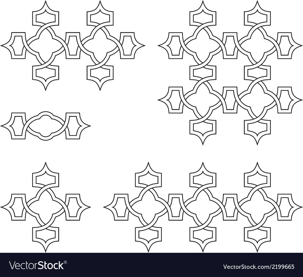 Arabesque Royalty Free Vector Image - VectorStock