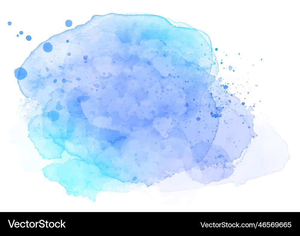 Detailed hand painted watercolour texture Vector Image