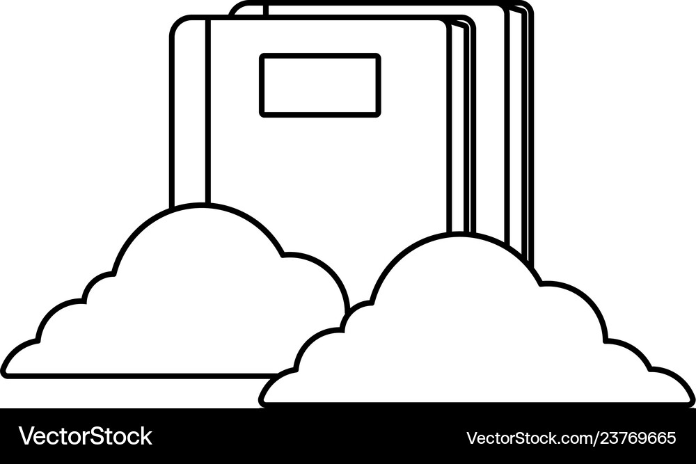 Study elements cartoon Royalty Free Vector Image