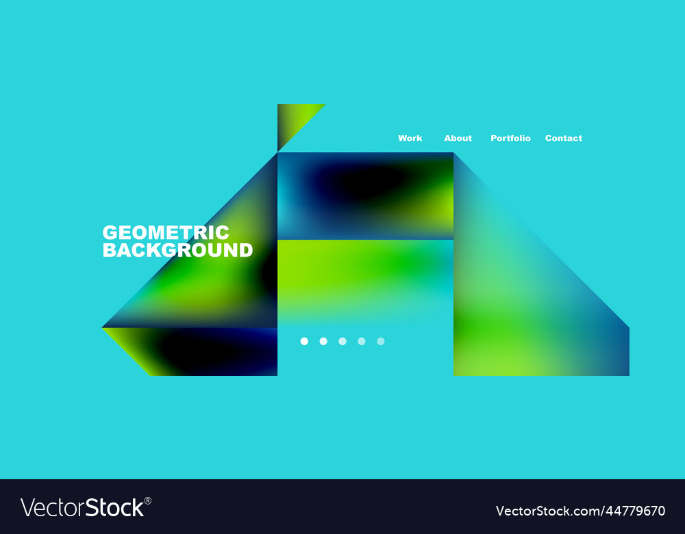 Dynamic lines triangles rectangles geometric Vector Image